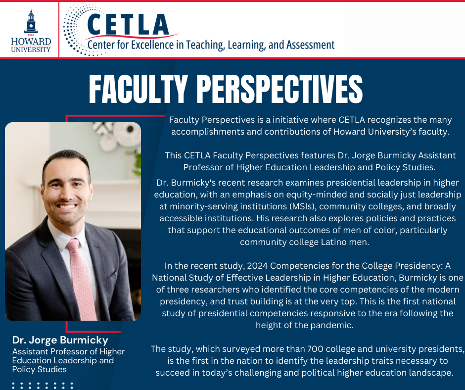Faculty Perspectives | Howard University Provost's Office